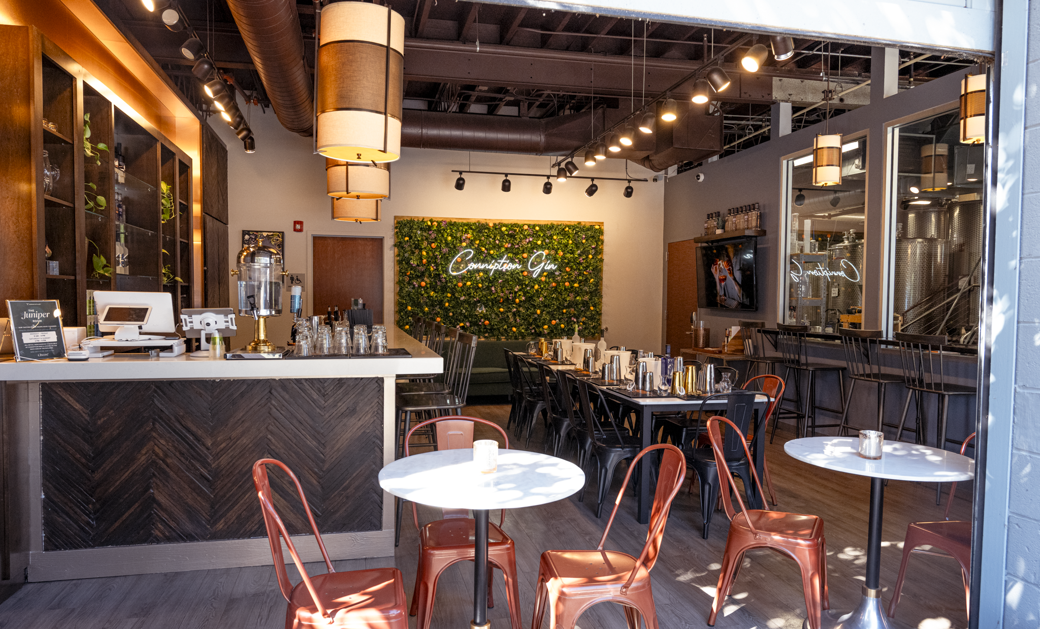 Durham Distillery | Modern Gin, Liqueur, Vodka Distillery Cocktail Bar