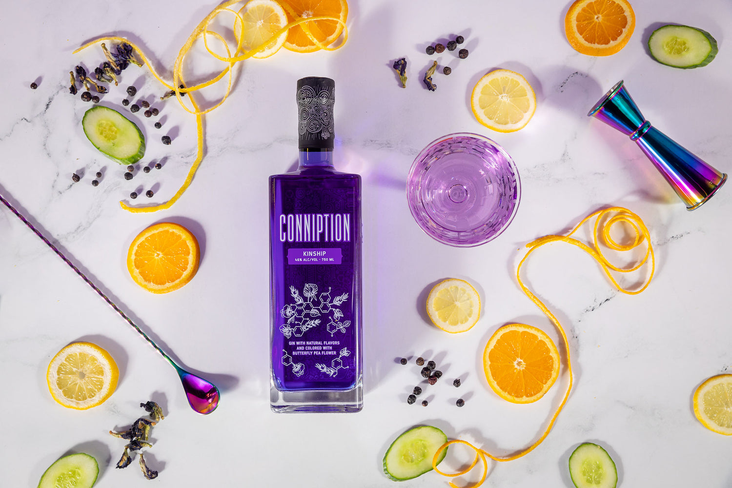 Modern Unrivaled Conniption Gin - Durham Distillery